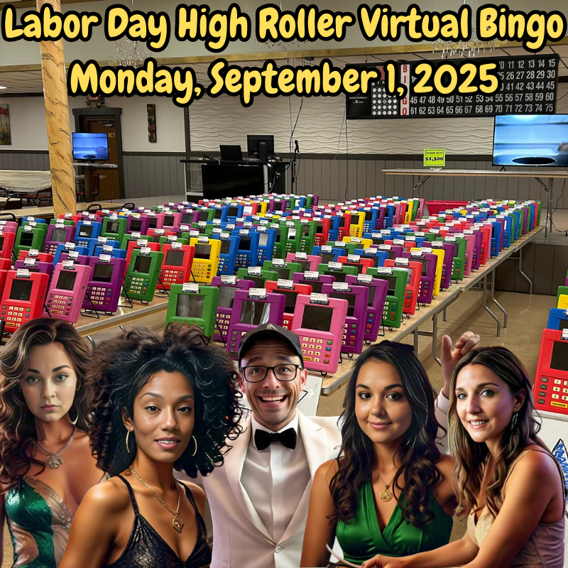 Labor Day Virtual Bingo Results for Monday, September 1