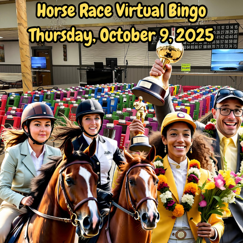 Virtual Bingo Results for Thursday, October 9!