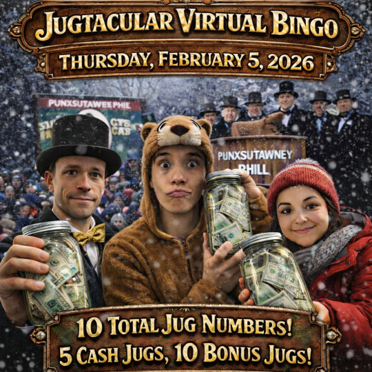 Virtual Bingo Results for Thursday, February 5