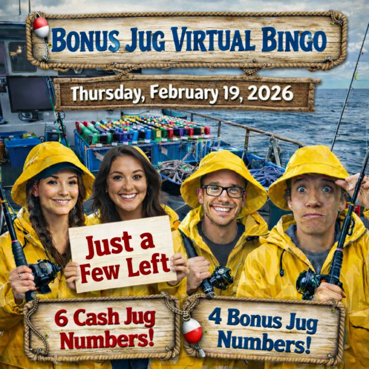 Virtual Bingo Results for Thursday, February 19, 2026